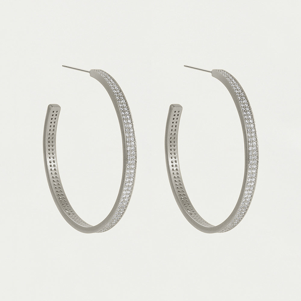 Petit Pavé Midi Hoops | Dean Davidson Jewelry – DeanDavidson.com