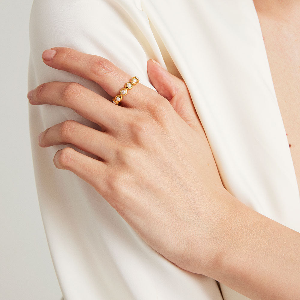 Eternity Stacking Ring |Pearl | Dean Davidson Jewelry – DeanDavidson.com