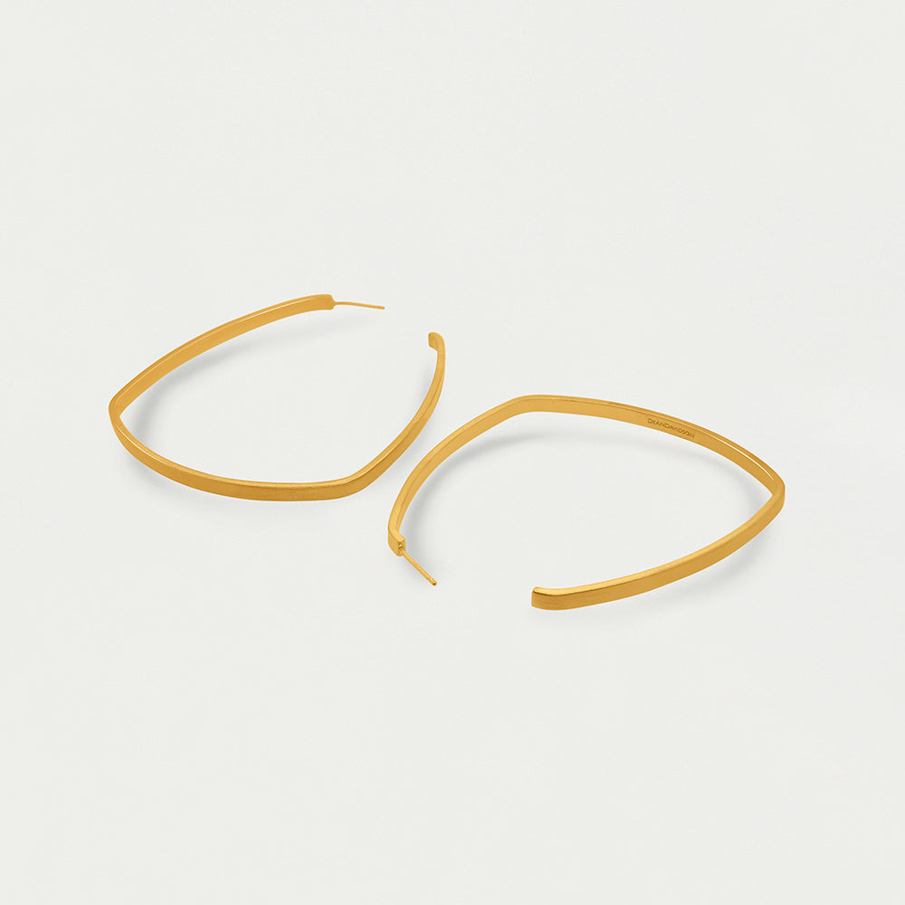Dean Davidson | Large Square Hoops | Gold – DeanDavidson.com