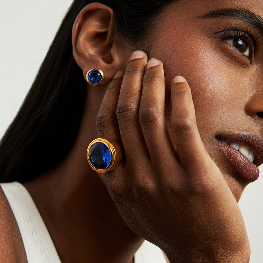 Signet Ring | Midnight Blue | Dean Davidson Jewelry – DeanDavidson.com