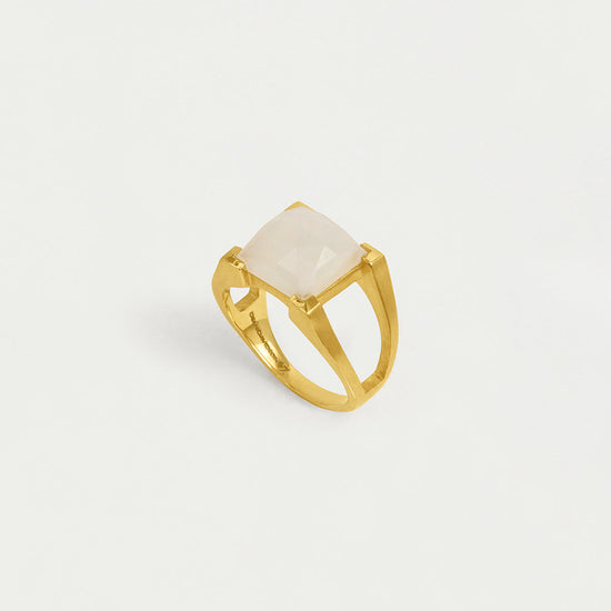 Mini Plaza Ring | Rainbow Moonstone | Dean Davidson Jewelry ...