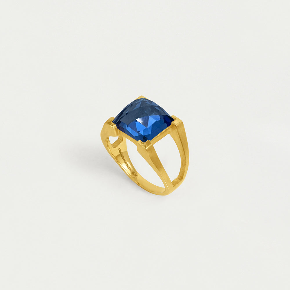 Mini Plaza Ring | Midnight Blue | Dean Davidson Jewelry – DeanDavidson.com