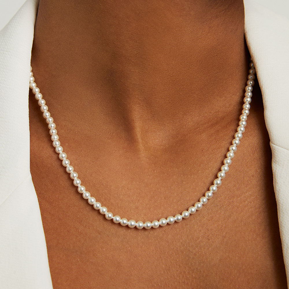 Signature Small Pearl Necklace – DeanDavidson.com